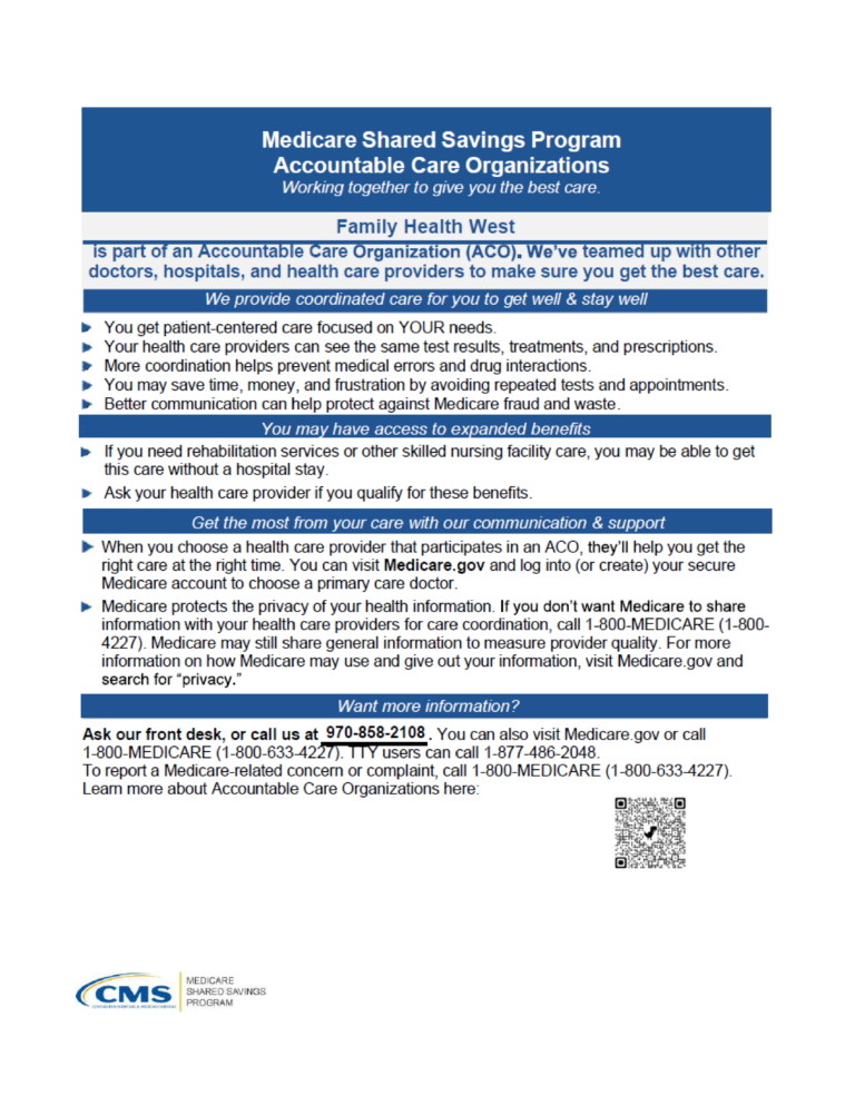 ACO Notice #2 - Family Health West